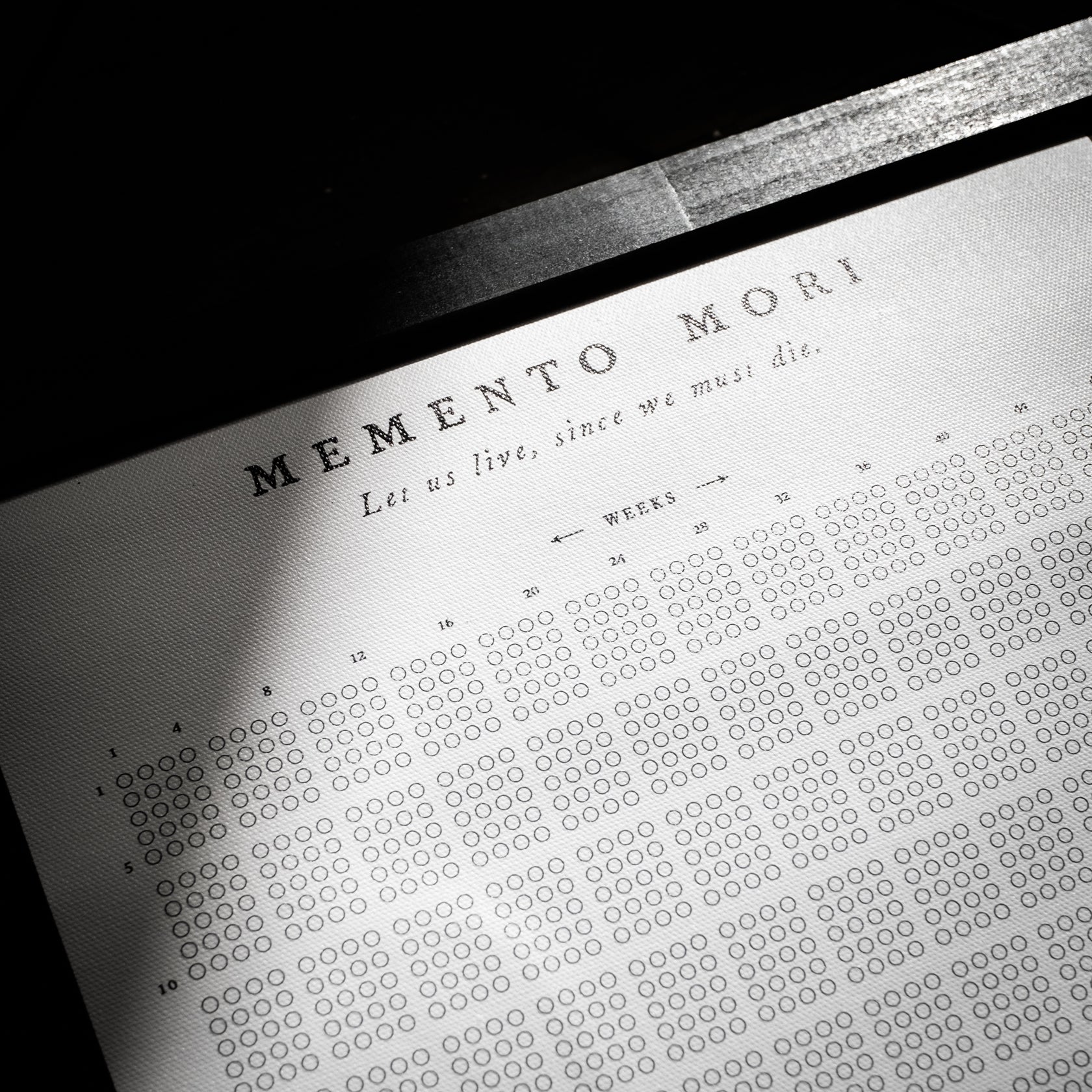 Deluxe MEMENTO MORI Calendar - Canvas Wall Hanging – Maritime Supply Co