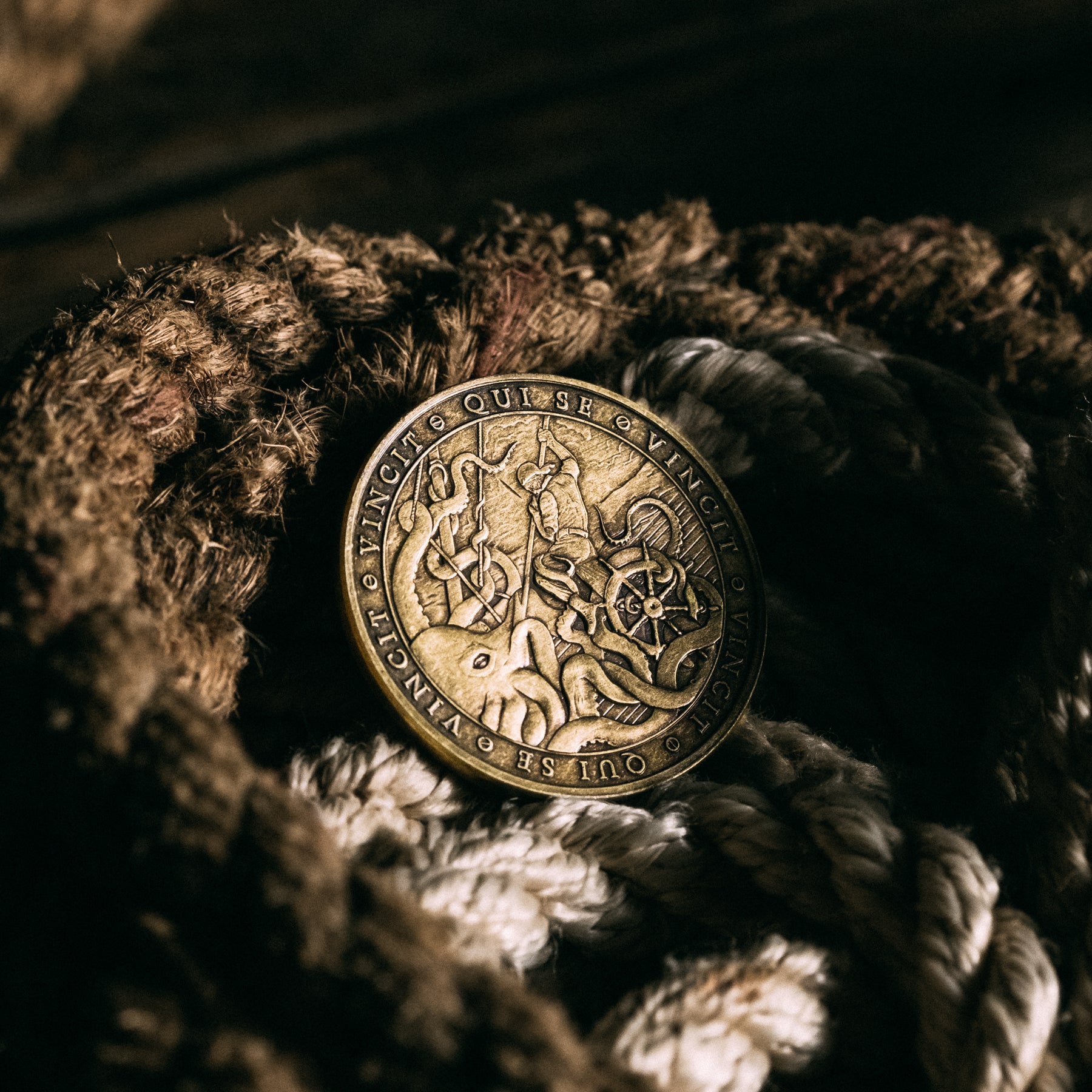 VINCIT QUI SE VINCIT EDC Coin – Maritime Supply Co
