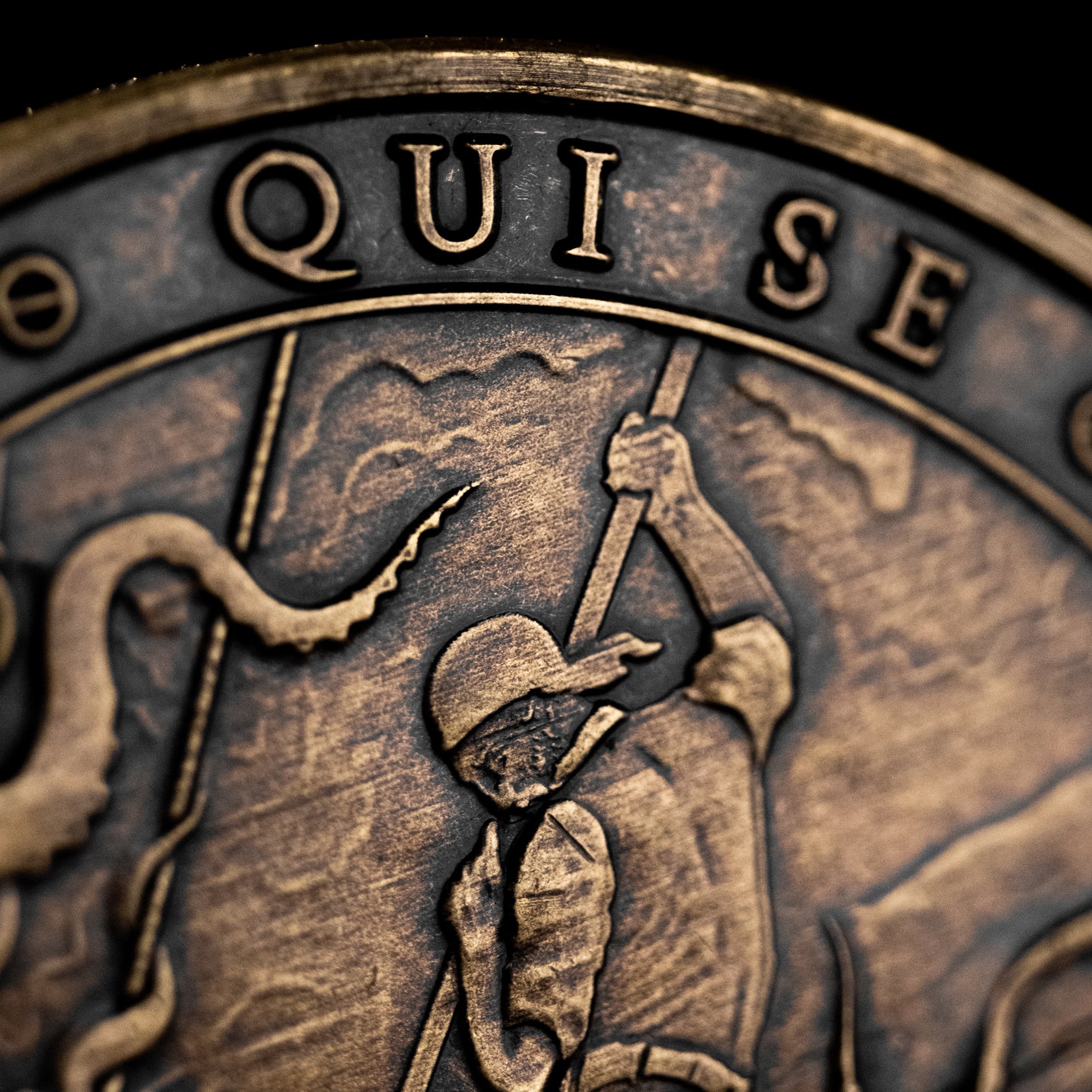 VINCIT QUI SE VINCIT EDC Coin – Maritime Supply Co